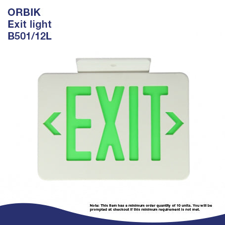 ORBIK B501 Exit Light (60 Pcs/ctn) – Rockford