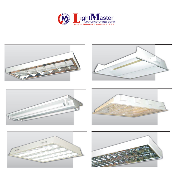 Louvered Fluorescent Fixture